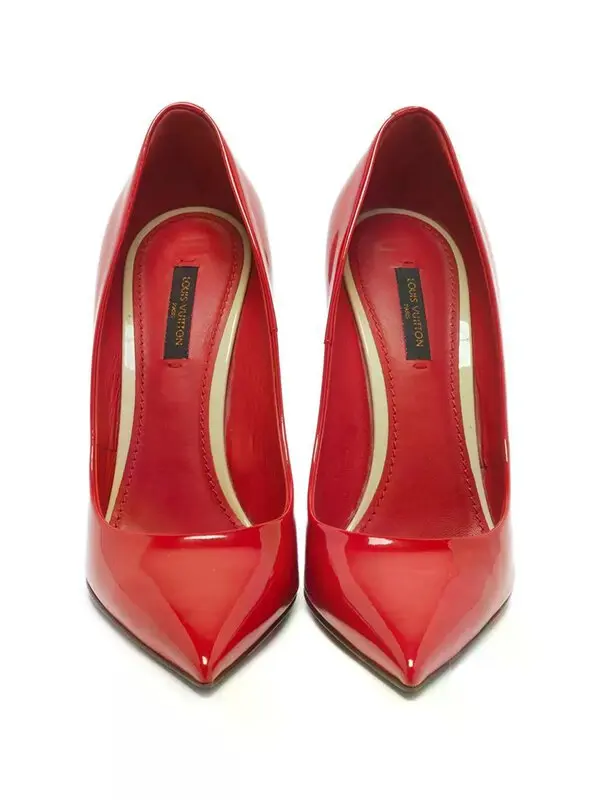LOUIS VUITTON Patent Leather Pointed Toe Stiletto Pumps