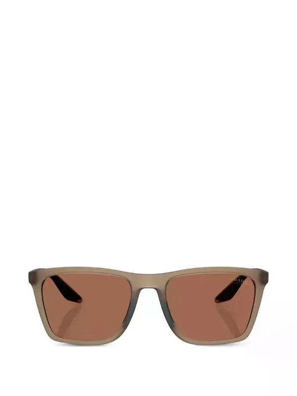 Prada Rectangle-frame Sunglasses - Neutrals