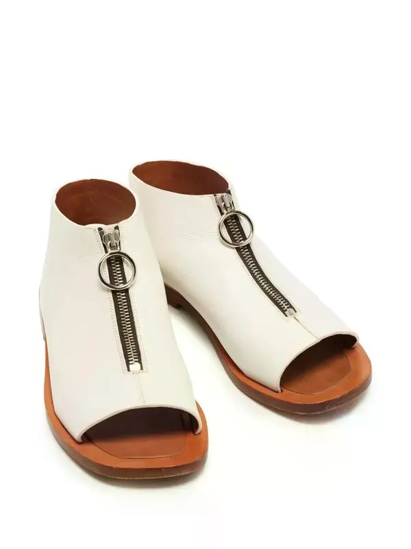 Celine Zip Detail Sandals