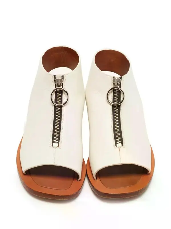 Celine Zip Detail Sandals