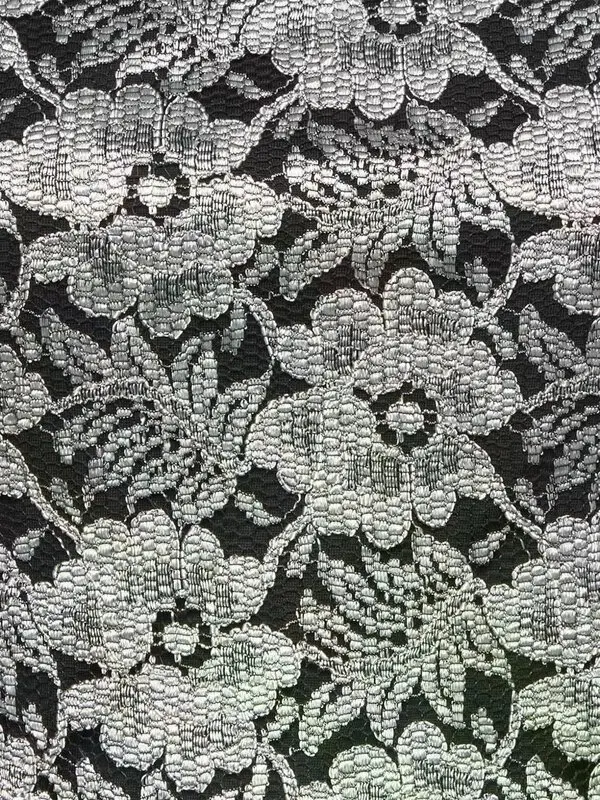 Roberto Cavalli Floral Jacquard V-back Midi Dress