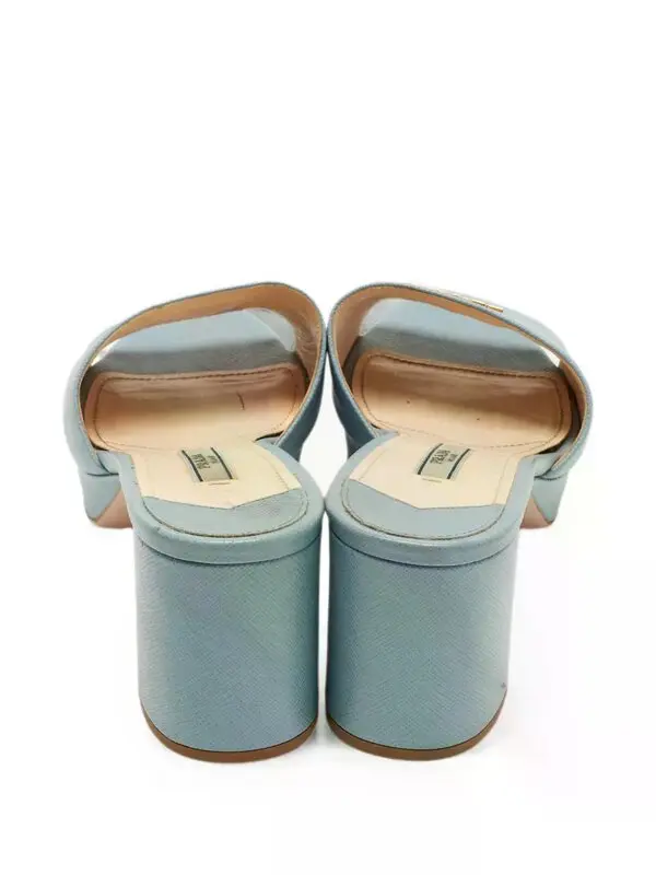 Prada Saffiano Leather Sandals