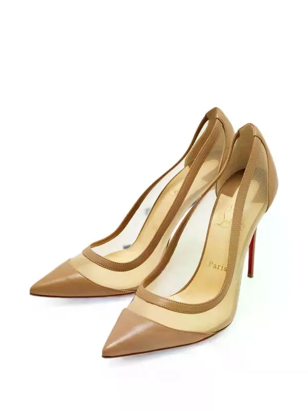 CHRISTIAN LOUBOUTIN Galativi Heeled Pumps - Brown