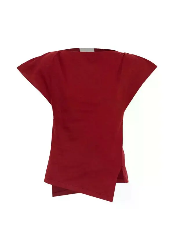Isabel Marant Étoile Sebani Asymmetric Cap-sleeve T-shirt