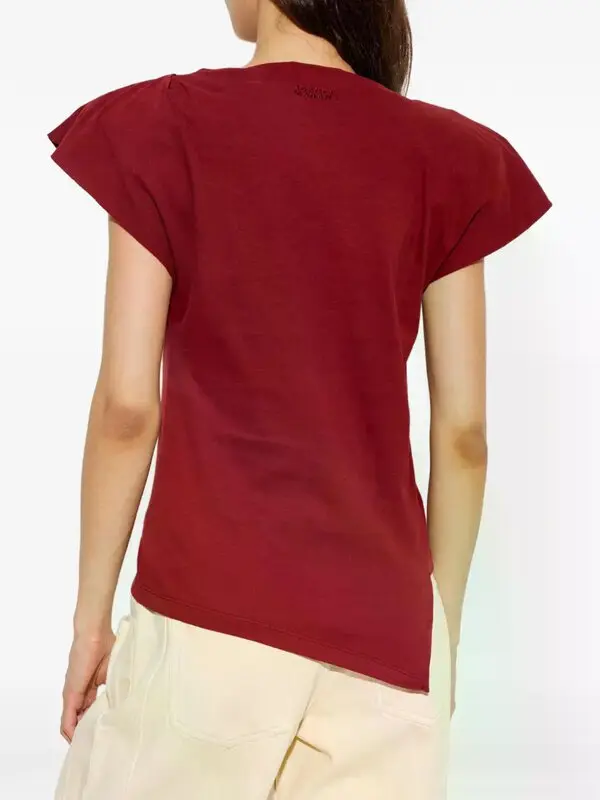 Isabel Marant Étoile Sebani Asymmetric Cap-sleeve T-shirt