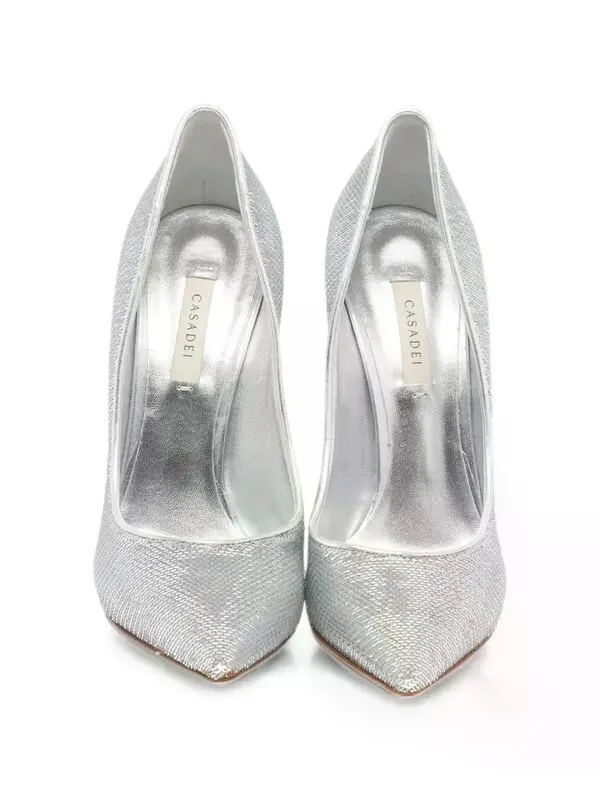 Casadei Blade Sequinned Pumps