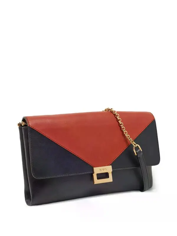 TOD'S Leather Clutch Bag - Blue