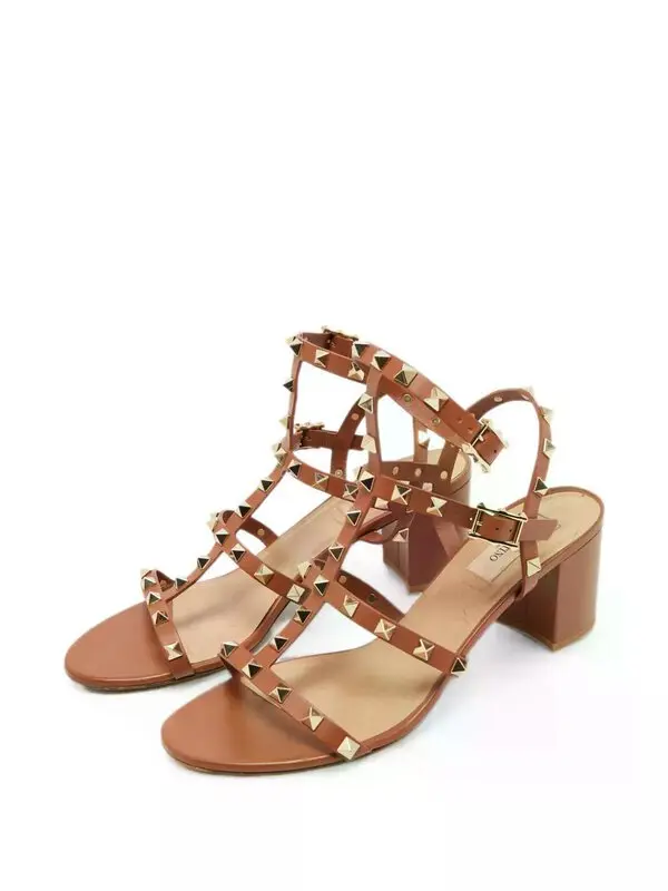 Valentino Garavani Rockstud Caged Heeled Sandals