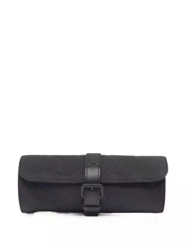 LOUIS VUITTON Monogram Taurillon Leather Watch Case - Black