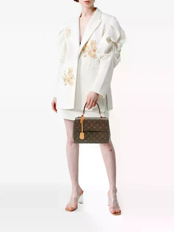 LOUIS VUITTON Cluny Bb Monogram Tote Bag - Brown