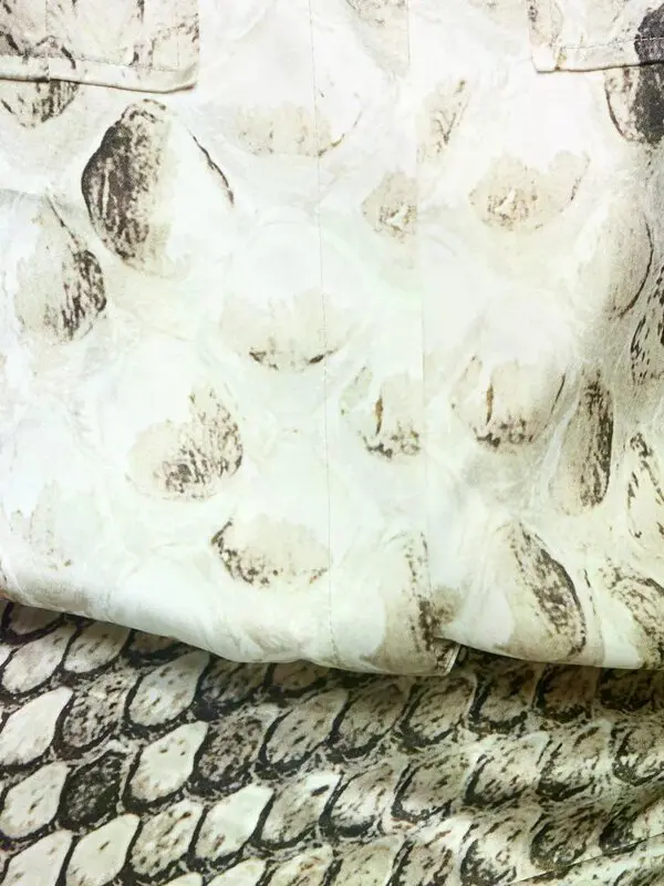 Roberto Cavalli Snakeskin-print Asymmetrical Midi Dress