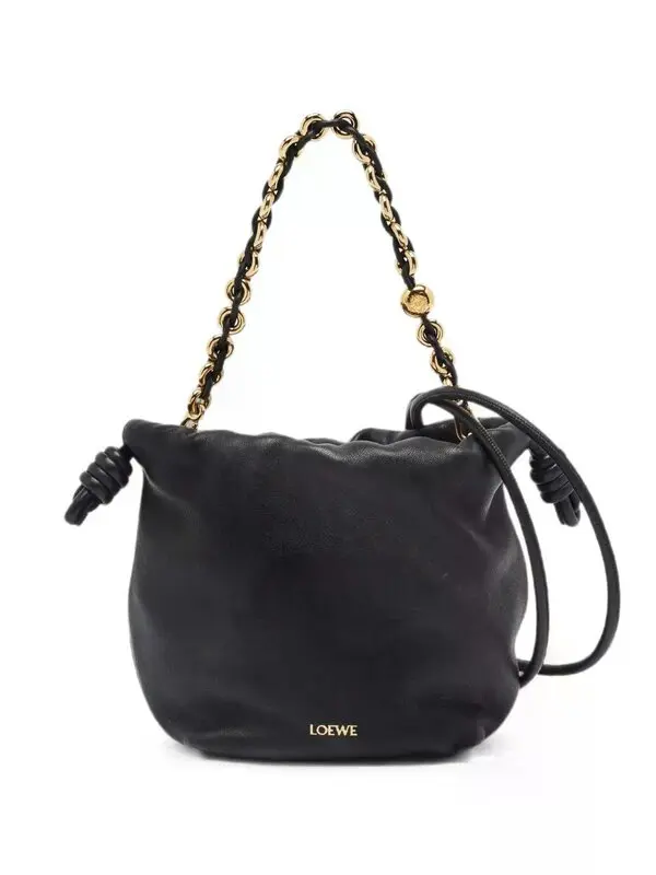 Loewe Mini Flamenco Shoulder Bag - Black