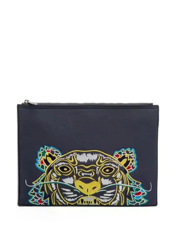 Kenzo Tiger-embroidered Pouch