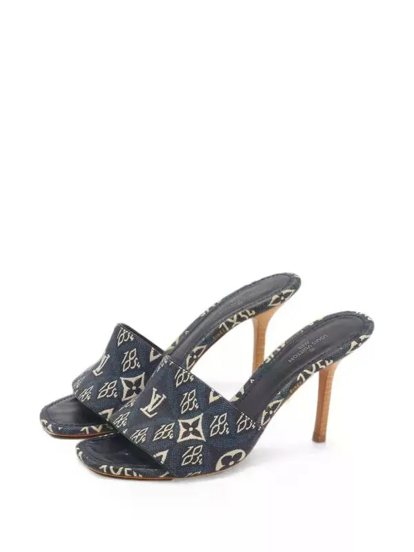 LOUIS VUITTON Since 1854 Monogram-canvas Sandals