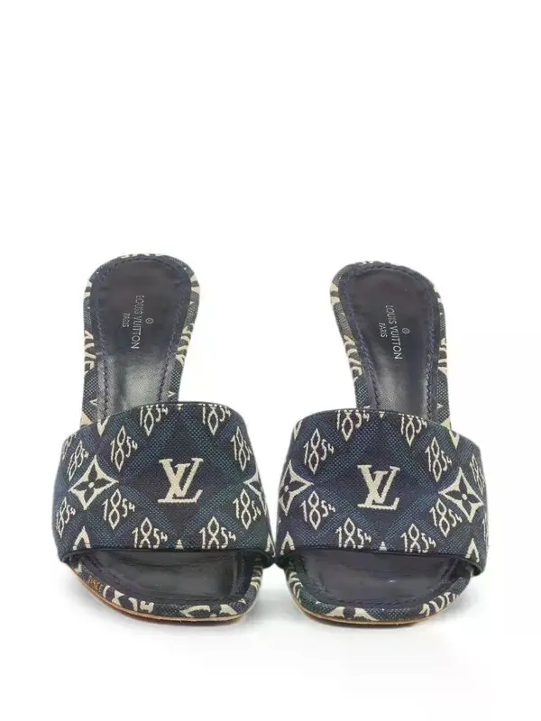 LOUIS VUITTON Since 1854 Monogram-canvas Sandals