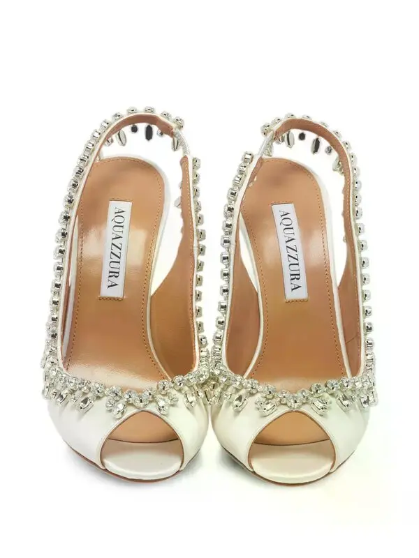 AQUAZZURA Starburst Crystal-embellished Pumps
