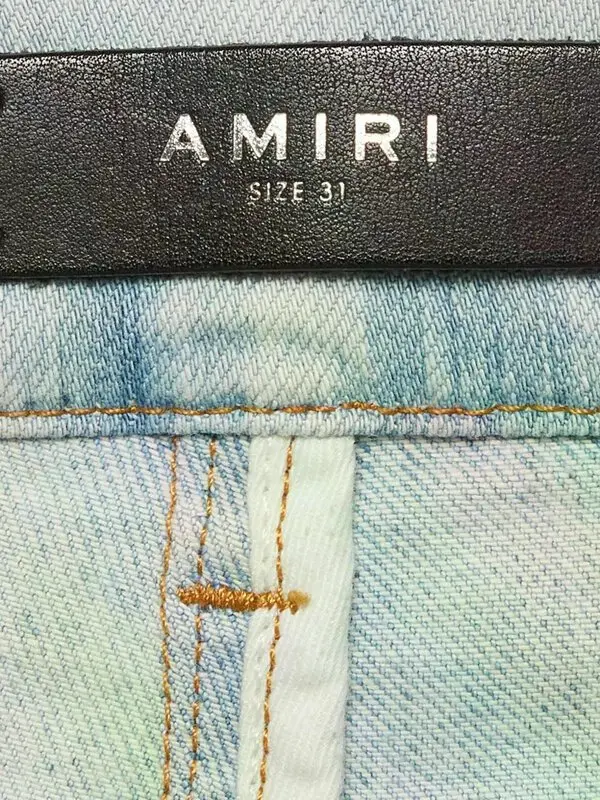 Amiri Distressed Skinny-cut Jeans