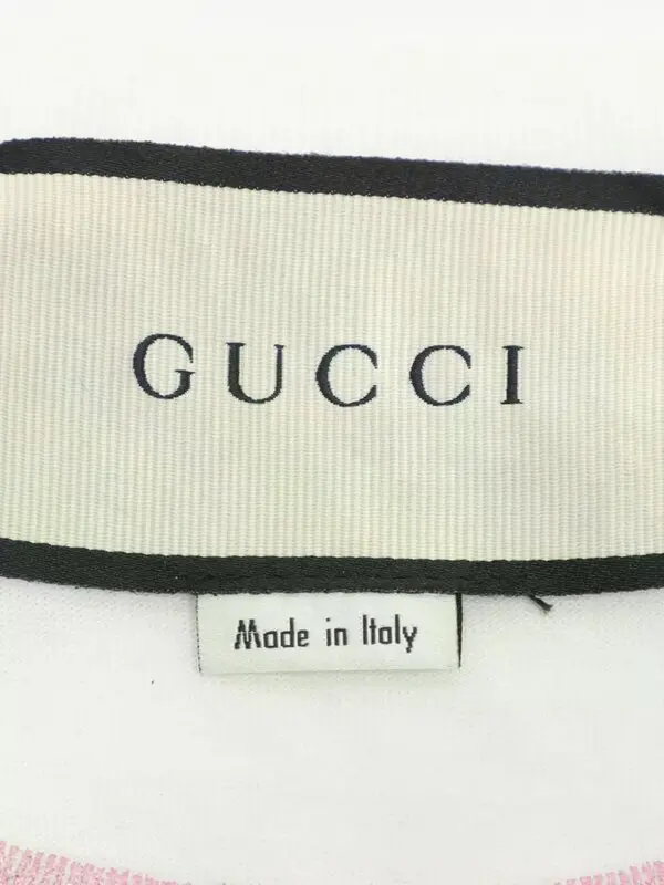 Gucci Logo-print Metallic T-shirt