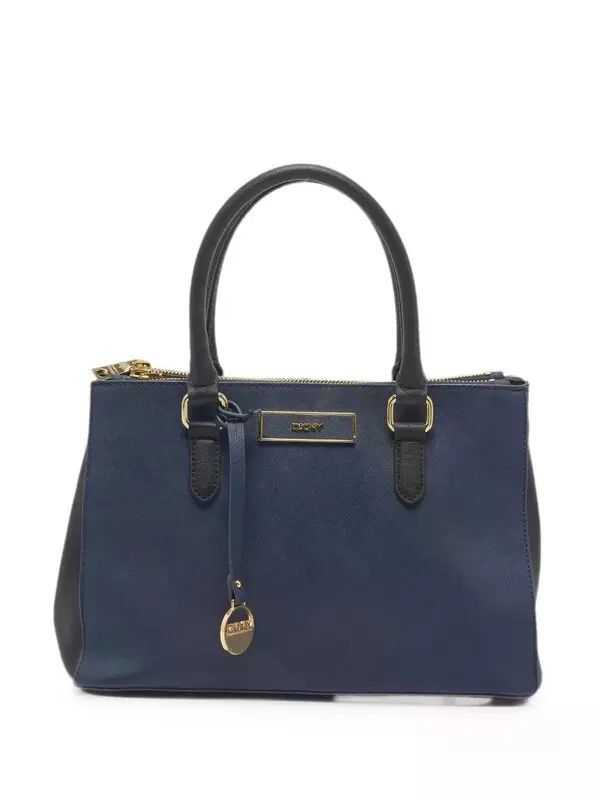 Dkny 2015 Double-zip Leather Tote Bag