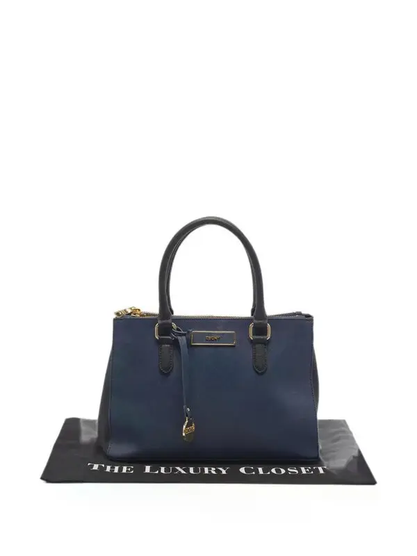 Dkny 2015 Double-zip Leather Tote Bag
