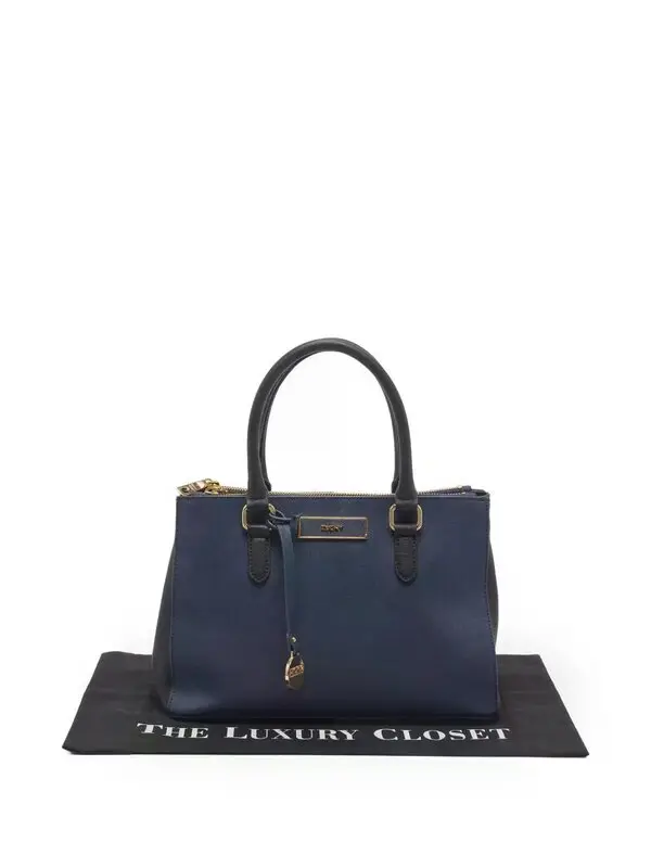 Dkny 2015 Double-zip Leather Tote Bag
