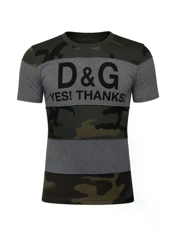 Dolce & Gabbana Camouflage-print T-shirt