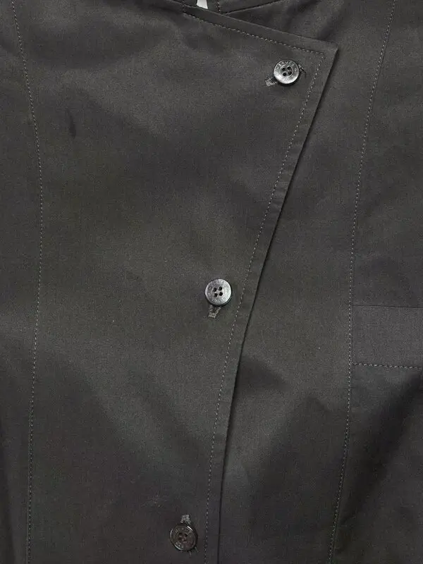 Hermès Tie-detail Mini Shirt Dress