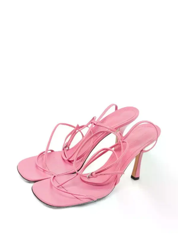 Bottega Veneta Leather Ankle-strap High Heel Sandals