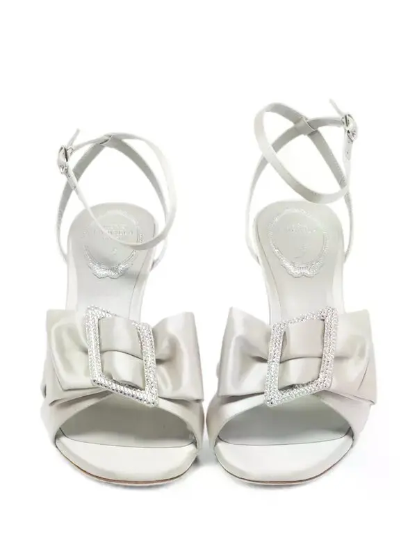 Rene Caovilla Bow-embellished Heeled Sandals