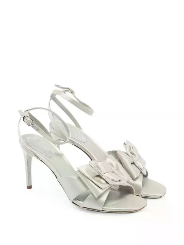 Rene Caovilla Bow-embellished Heeled Sandals