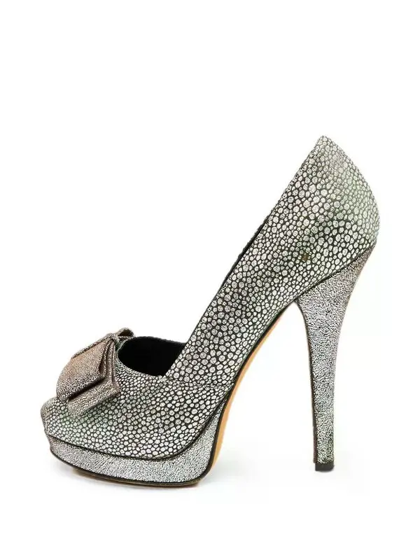Fendi Bow-detail Platform Pumps