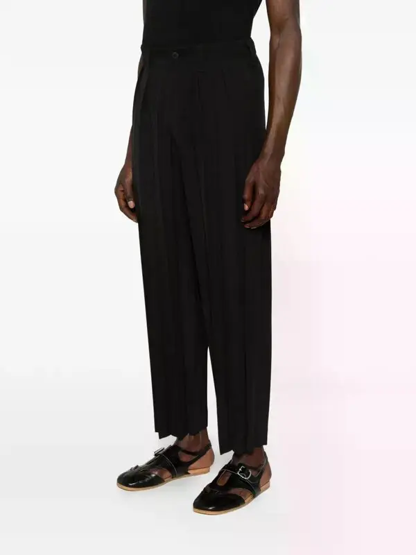 Issey Miyake Edge Ensemble Pleated Trousers