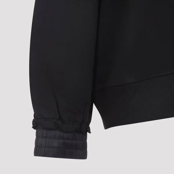 Moncler Cotton Jersey Sweatshirt With Logo Print