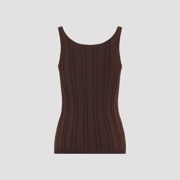 Prada Ribbed Knit Tank Top