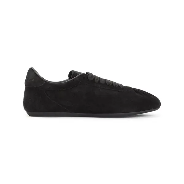 Dolce & Gabbana Suede Low-top Sneakers With Dg Logo