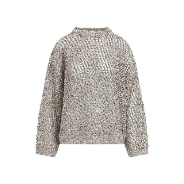 Brunello Cucinelli Fish-net Sweater - Multicolor