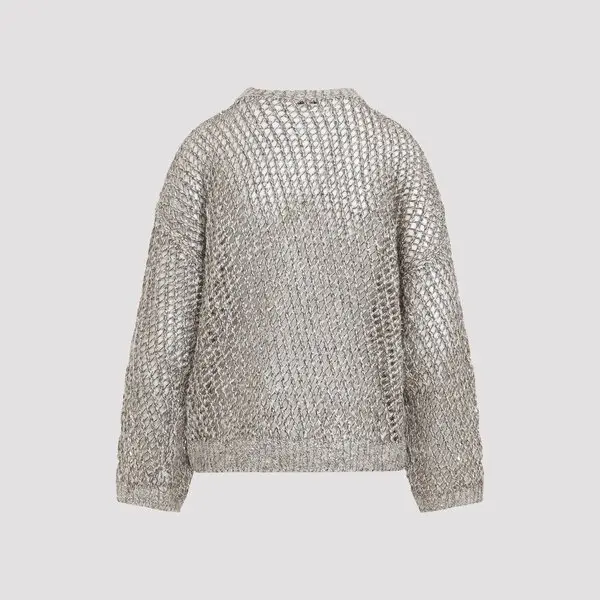 Brunello Cucinelli Fish-net Sweater - Multicolor