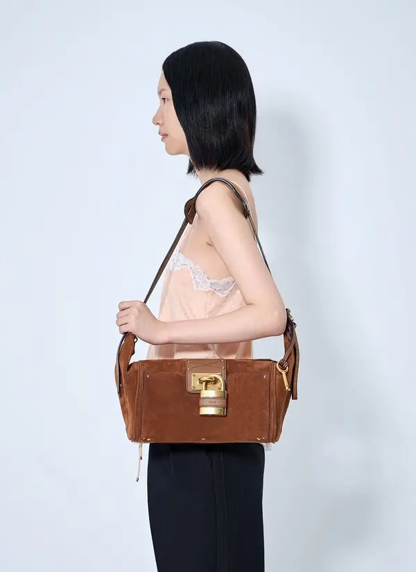 Chloé Paddington Suede Crossbody Bag