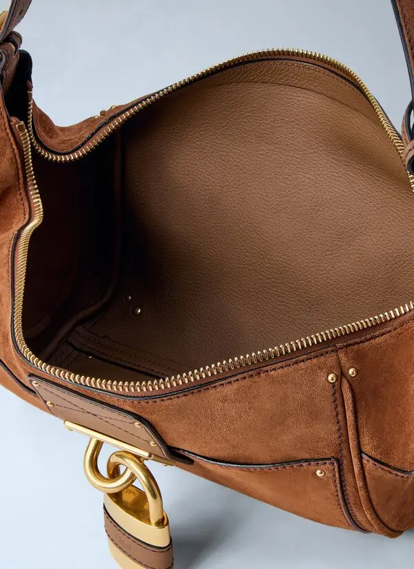 Chloé Paddington Suede Crossbody Bag