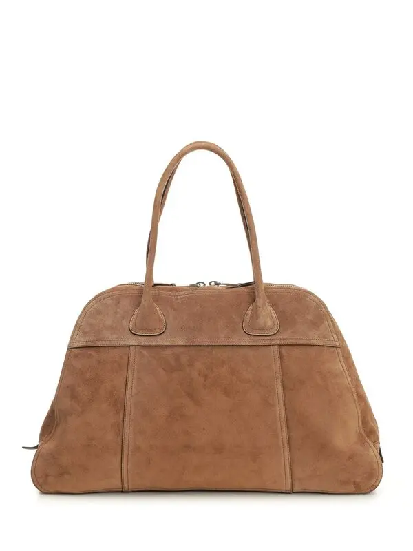 Miu Miu Vivant Suede Bag - Brown