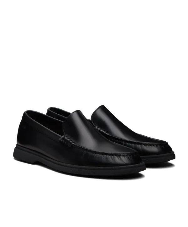 Hugo Boss Embossed Logo Loafers