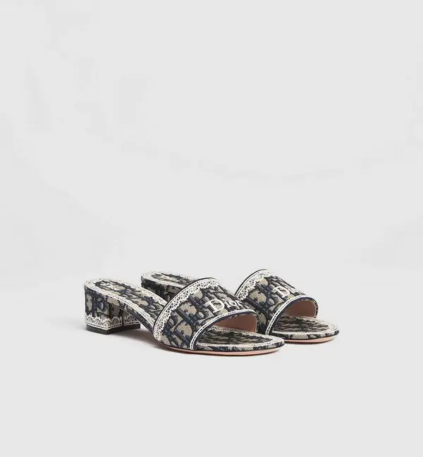 Dior Dentelle Heeled Slide
