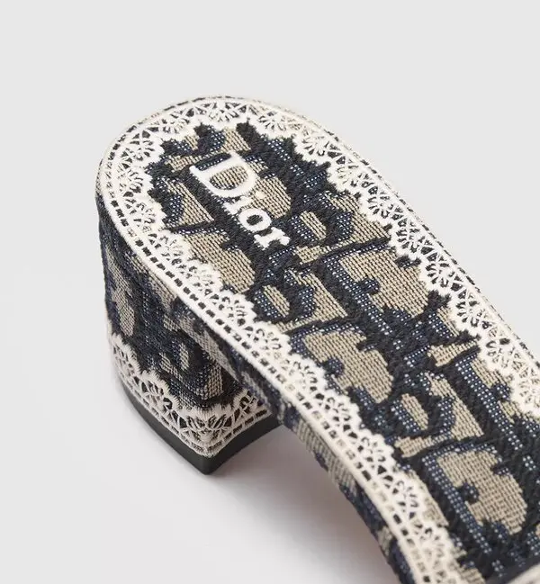 Dior Dentelle Heeled Slide