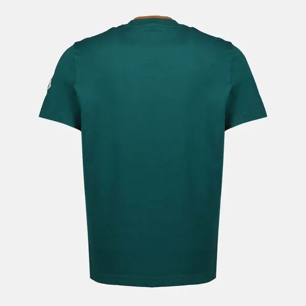 Moncler Logo Embroidered Crewneck T-shirt