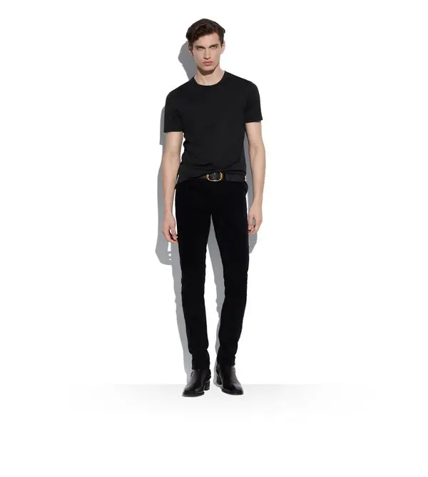 TOM FORD Logo-patch Mid-rise Skinny Jeans