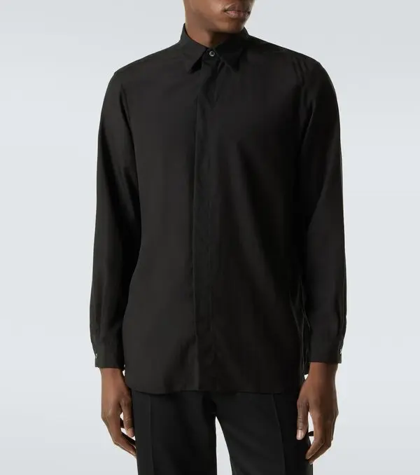 LARDINI Tencel And Linen Shirt