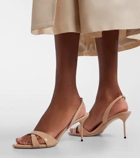 Paris Texas Lidia Patent Leather Slingback Sandals