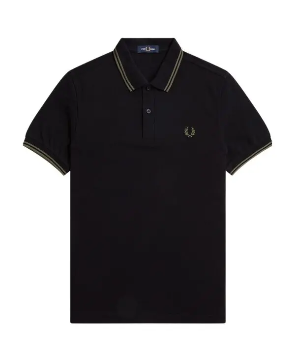 Fred Perry Contrast-trim Cotton Polo Shirt