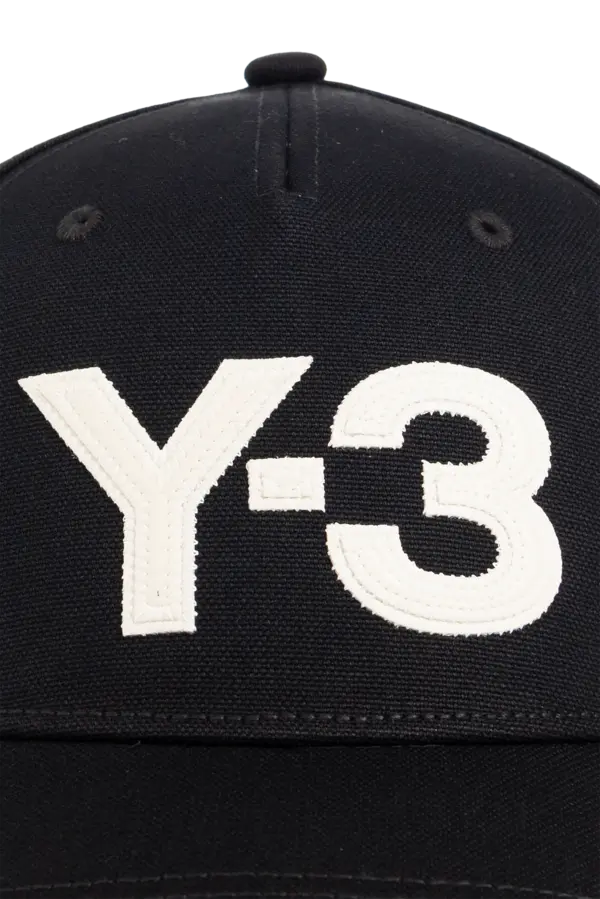 Y3 Cotton Cap - Black