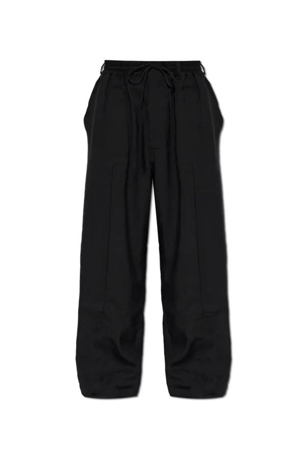 Y3 Wide-leg Trousers - Black